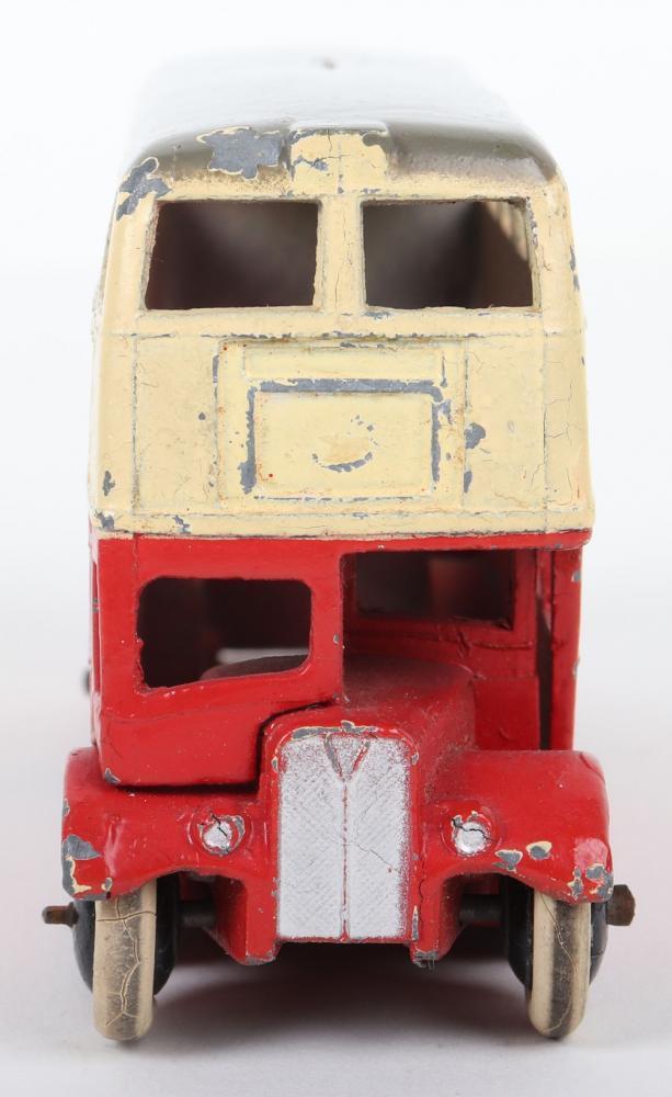 Dinky Toys (pre-war) 29c Double Decker bus ‘Dunlop Tyres’