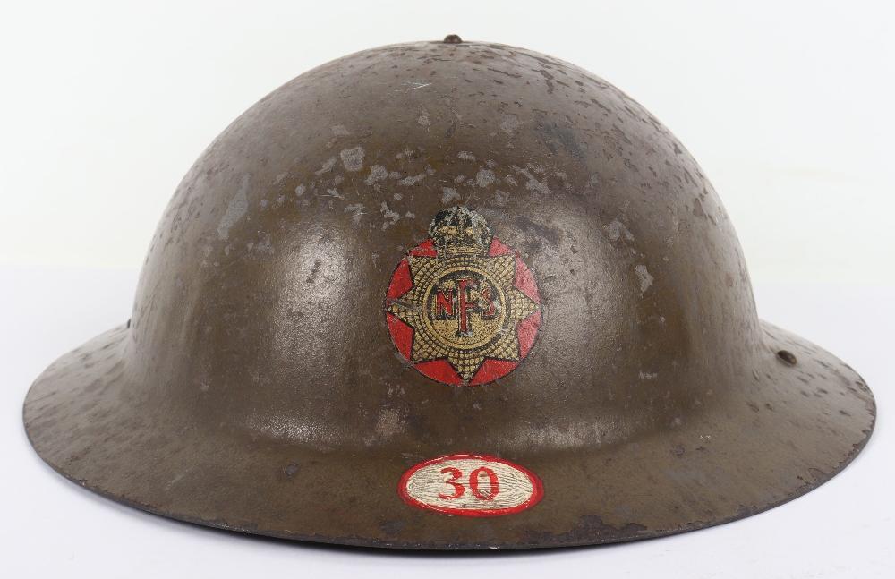 WW2 British National Fire Service Helmet for Maidstone District West ...