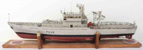 Scratch Built Boat working model of HMS Leeds castle