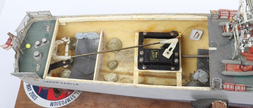 Scratch Built Boat working model of HMS Leeds castle