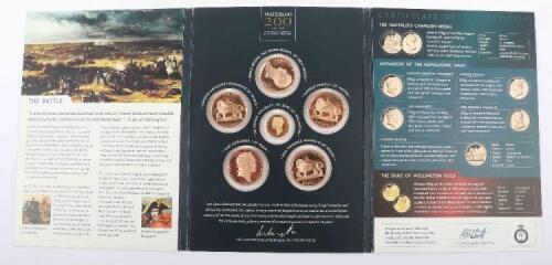 The Battle of Waterloo 1815-2015 “Waterloo 200” coin set,