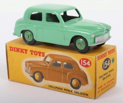 Dinky Toys 154 Hillman Minx Saloon,light green body