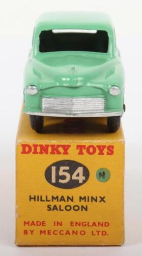 Dinky Toys 154 Hillman Minx Saloon,light green body