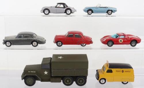 Six Unboxed Vintage Corgi Models