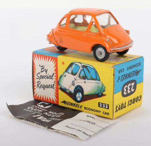 Corgi Toys 233 Heinkel Economy Car