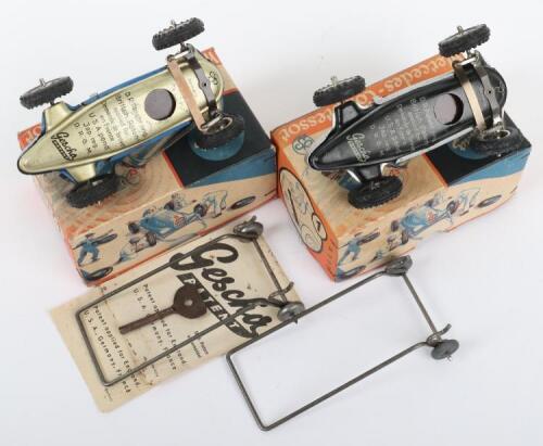 Two Boxed Gescha (Germany) Mercedes Compressor Racing Cars