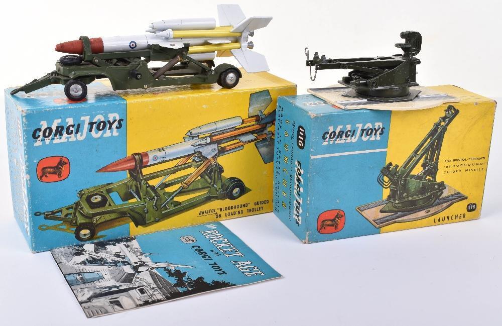 Corgi Major Toys 1109 Bristol Bloodhound Guided Missile on Loading Trolley