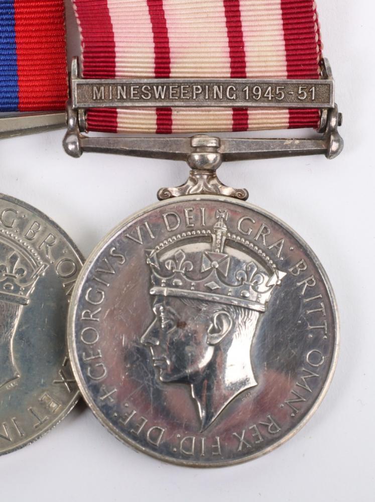 Ww2 Royal Navy Minesweepers Medal Group Of Five