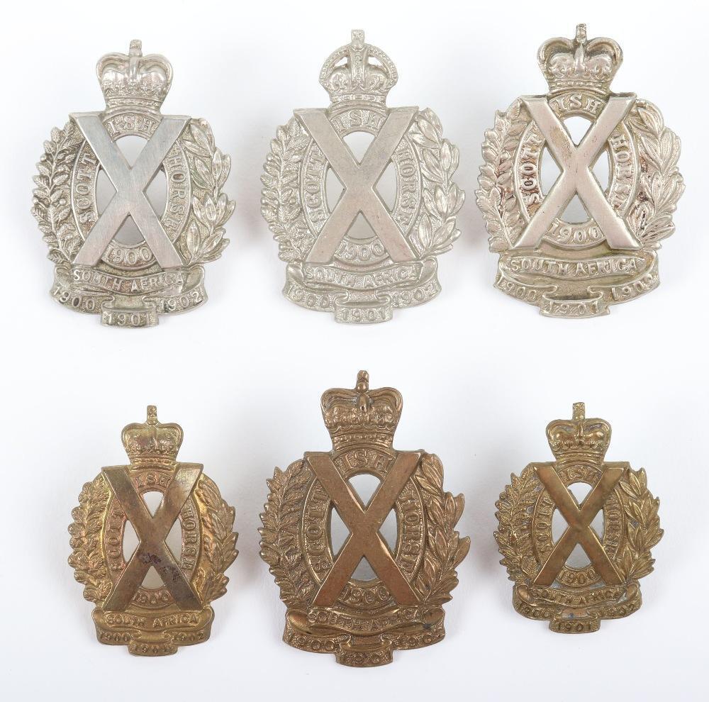 Selection of Scottish Horse Other Ranks Badges