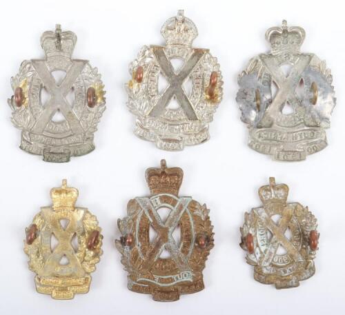 Selection of Scottish Horse Other Ranks Badges