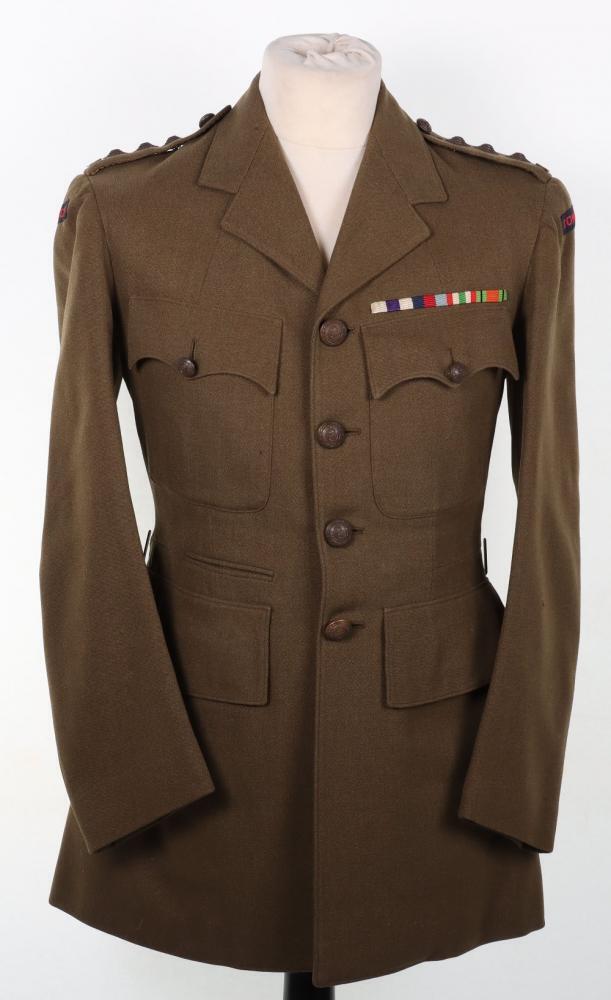 WW2 Royal Marines No41 Commando Officers Service Dress Uniform of ...