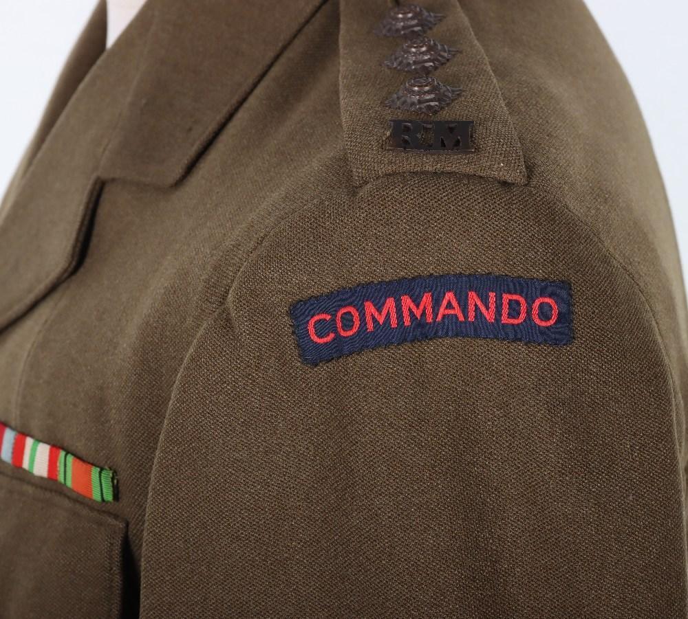 WW2 Royal Marines No41 Commando Officers Service Dress Uniform of ...