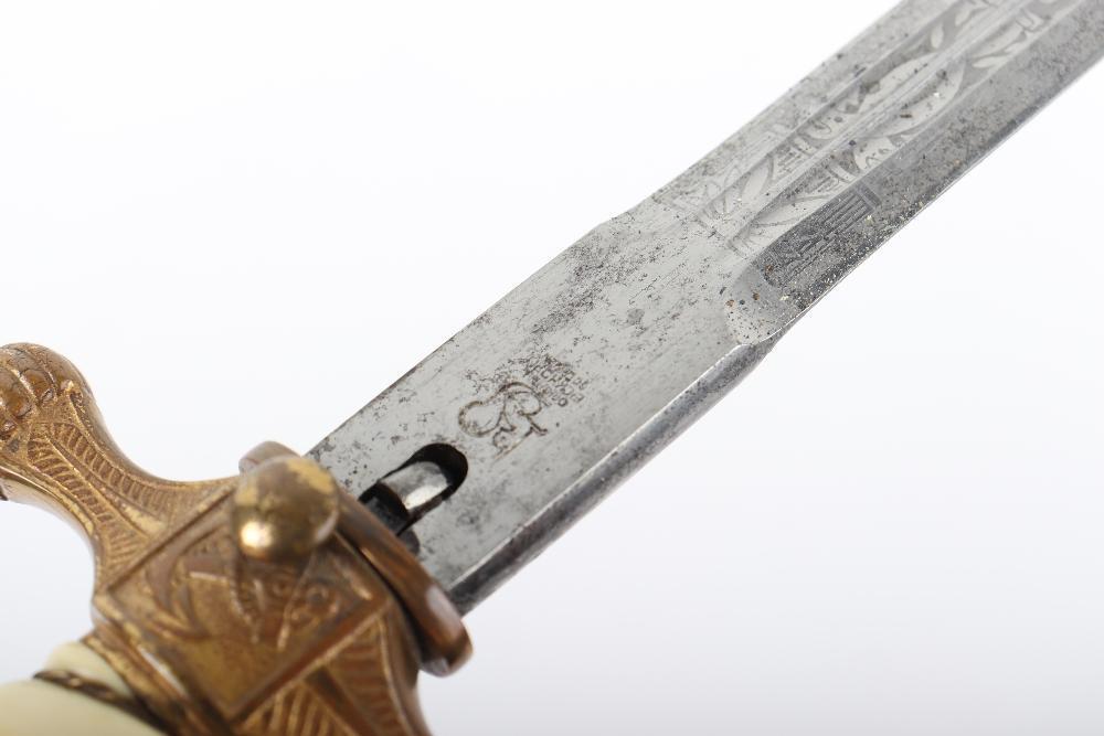 WW2 German Kriegsmarine Officers Dress Dagger by Carl Eickhorn Solingen