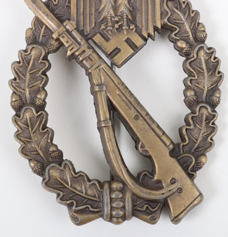 WW2 German Army / Waffen-SS Infantry Assault Badge in Bronze by Adolf ...