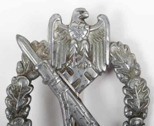 WW2 German Army / Waffen-SS Infantry Assault Badge in Silver