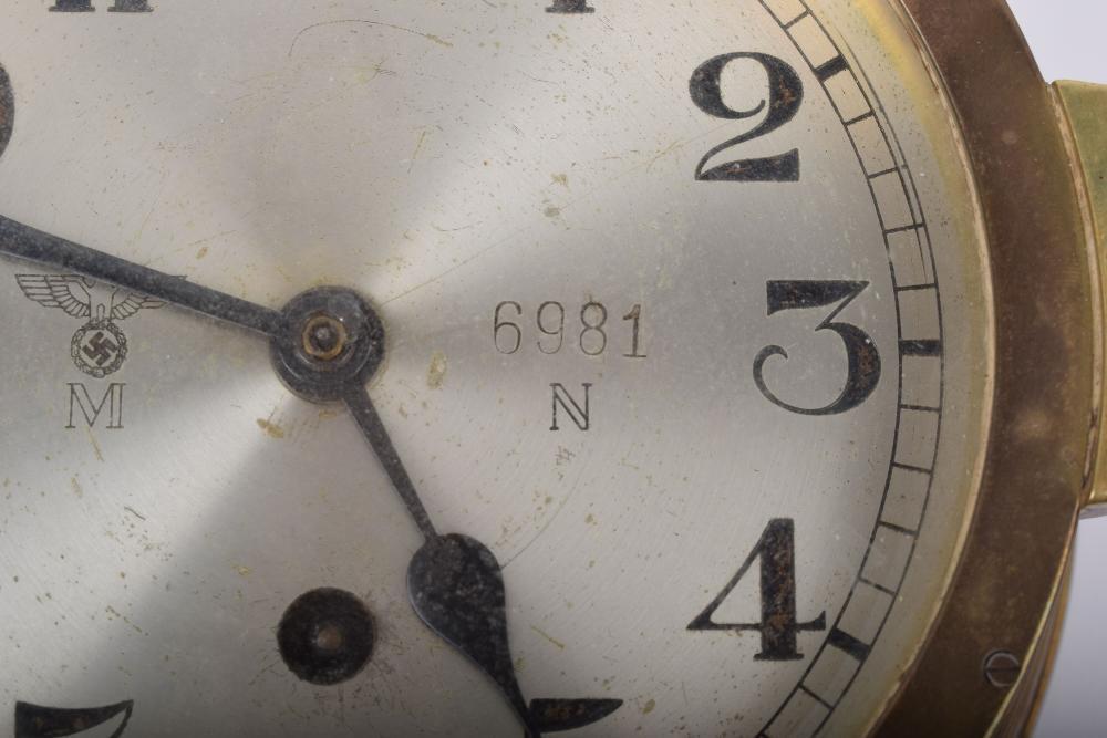 WW2 German Naval (Kriegsmarine) Ships Bulkhead Clock