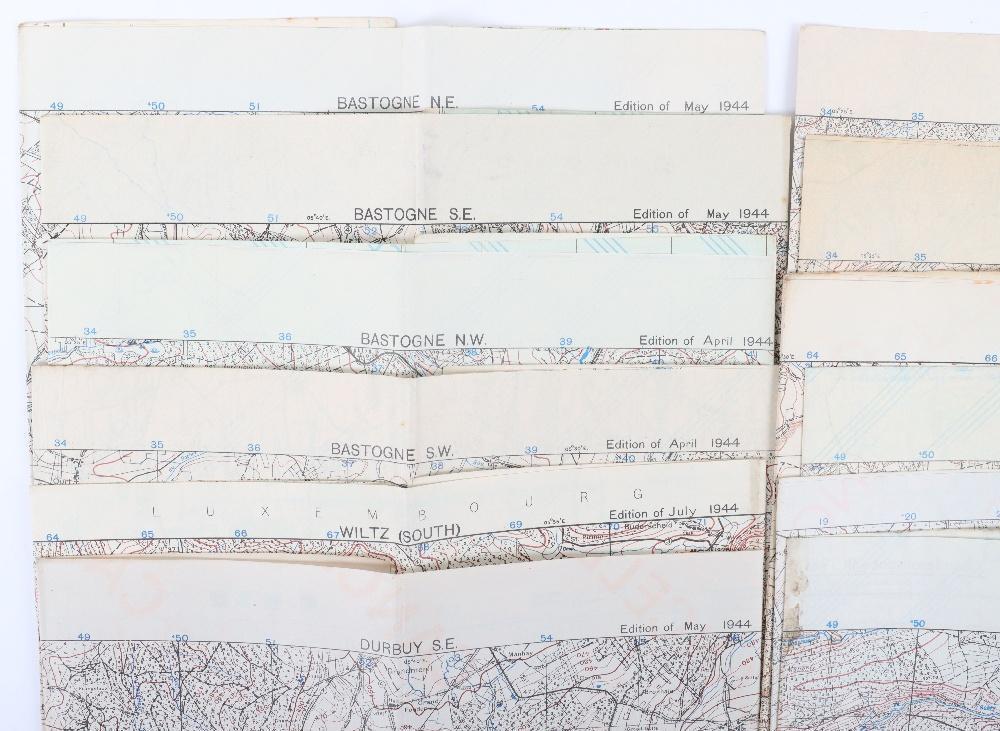 Wartime Allied maps of the Battle of the Bulge.(Ardennes)
