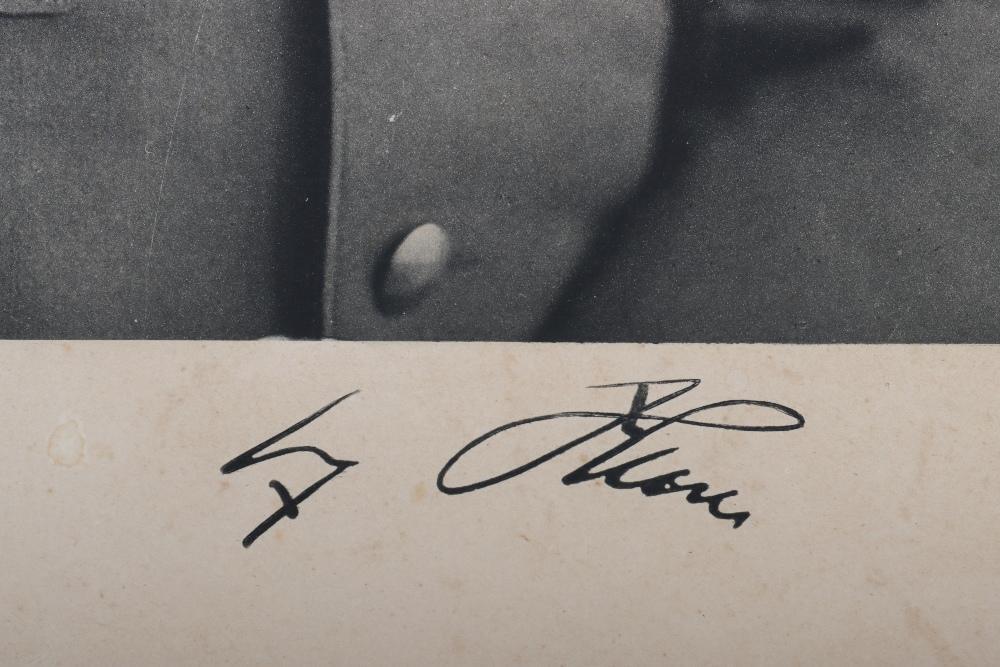 Large Formal Hoffmann Photograph of Adolf Hitler with Ink Signature