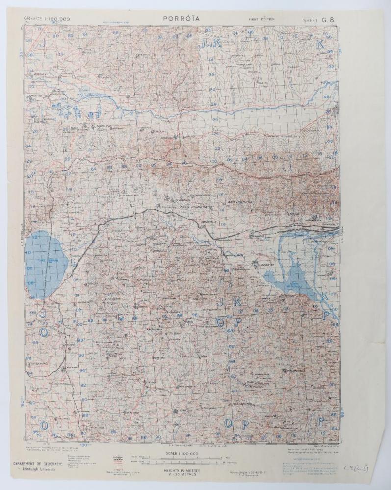 Maps Greece, WW2 Period