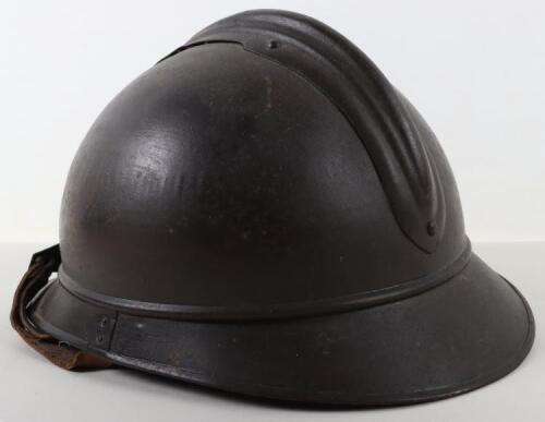 WW1 French Colonial Troops M-15 Adrian Steel Helmet