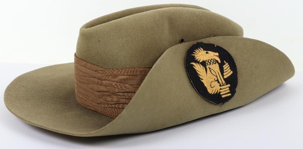 WW2 Chindits Attributed Slouch Hat of George Eagle 1st South ...