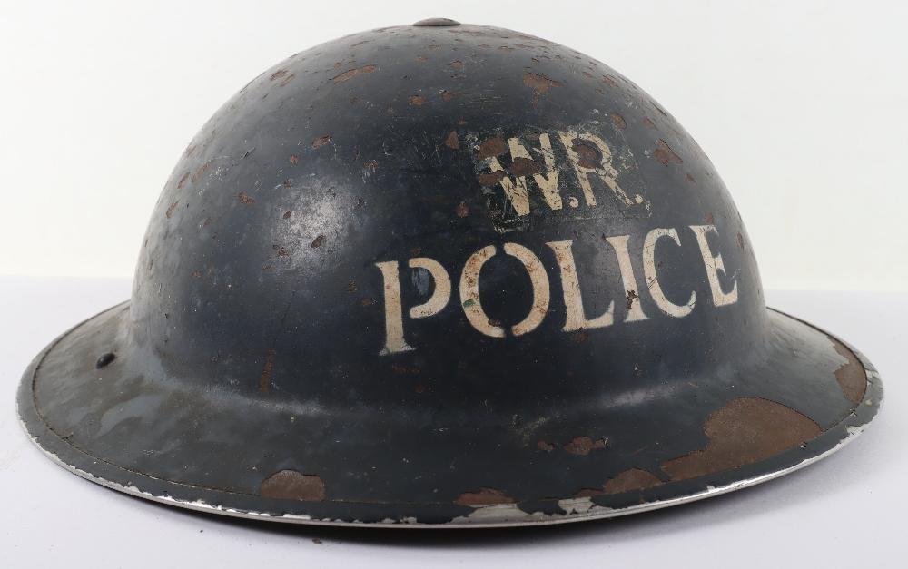 WW2 British Police Steel Helmet with Isle of Wight Connections