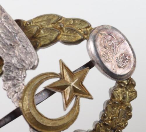 Rare WW1 Ottoman Empire Turkish Pilots Badge