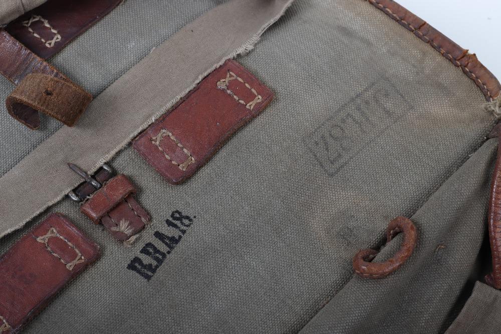 WW1 German 1915 Dated Regimentally Marked Tornister (Backpack)