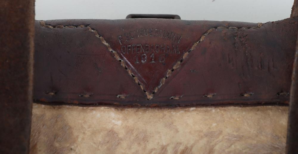WW1 German 1915 Dated Regimentally Marked Tornister (Backpack)