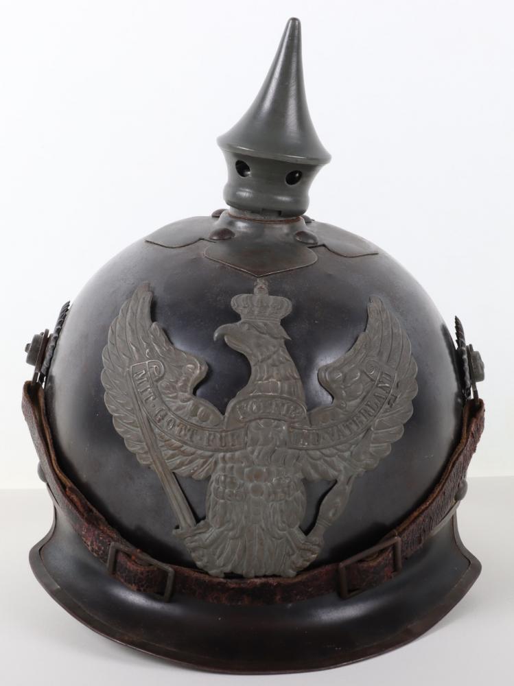 WW1 Prussian 1915 Jager Zu Pferde Enlisted Ranks Pickelhaube / Helmet