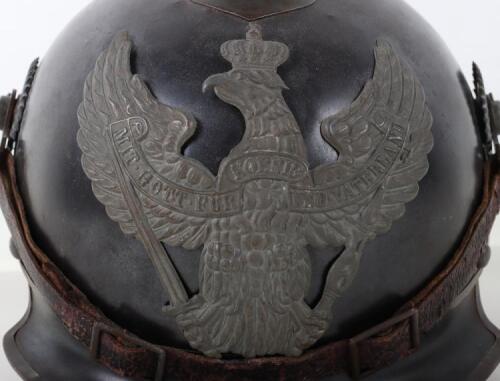 WW1 Prussian 1915 Jager Zu Pferde Enlisted Ranks Pickelhaube / Helmet