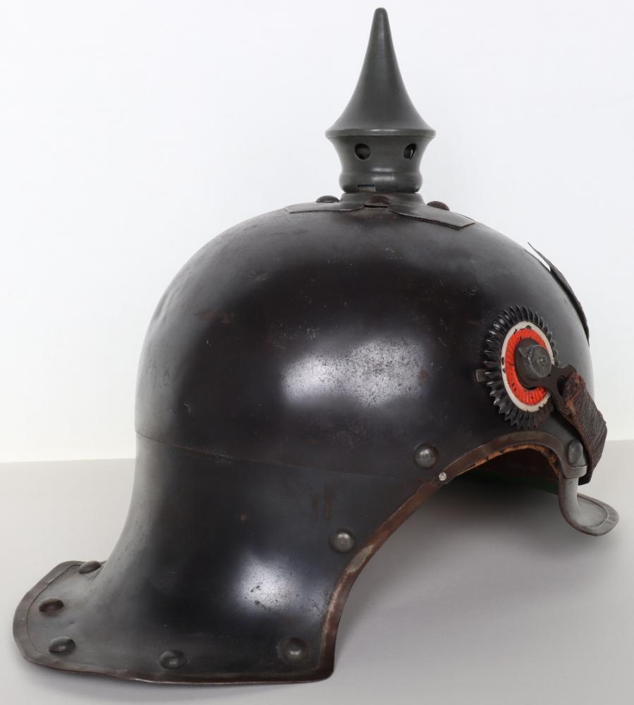 WW1 Prussian 1915 Jager Zu Pferde Enlisted Ranks Pickelhaube / Helmet