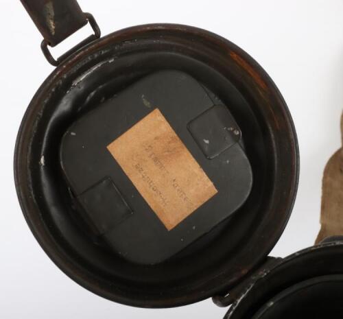 WW2 German Combat Gas Mask Attributed to Waffen-SS Soldier