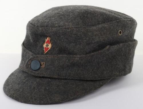WW2 German Hitler Youth Flak Helpers M-43 Field Cap