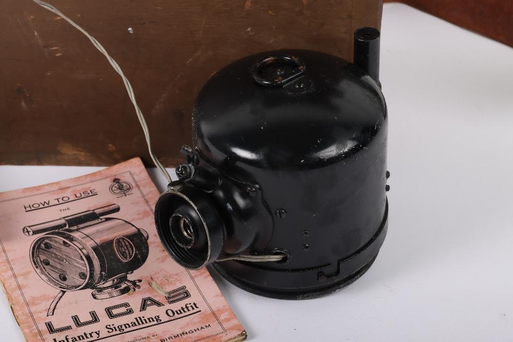 WW1 British 1918 Signalling Lamp in Carry Case