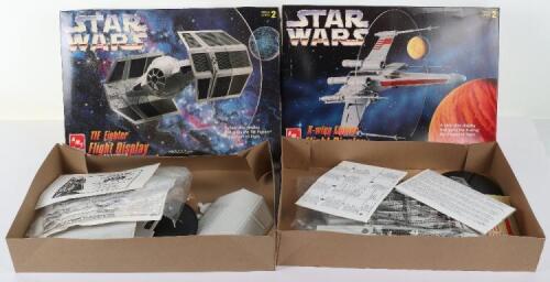 Three AMT ERTL Star Wars model kits